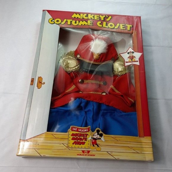 World of Wonders | Toys | Vintage Mickeys Costume Closet Wow Talking ...
